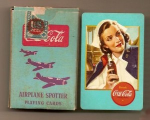 Coca-Cola airplane spotter cards