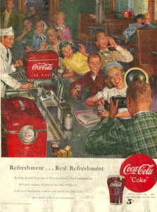 Coca-Cola refreshment… real refreshment 1950 « Adbranch