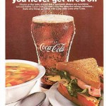 Coca-Cola, soup and sandwich 1967 « Adbranch