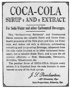 1880s – Coca-Cola syrup and extract « Adbranch