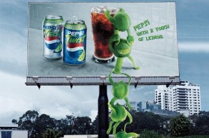 Creative Pepsi Twist advertisements